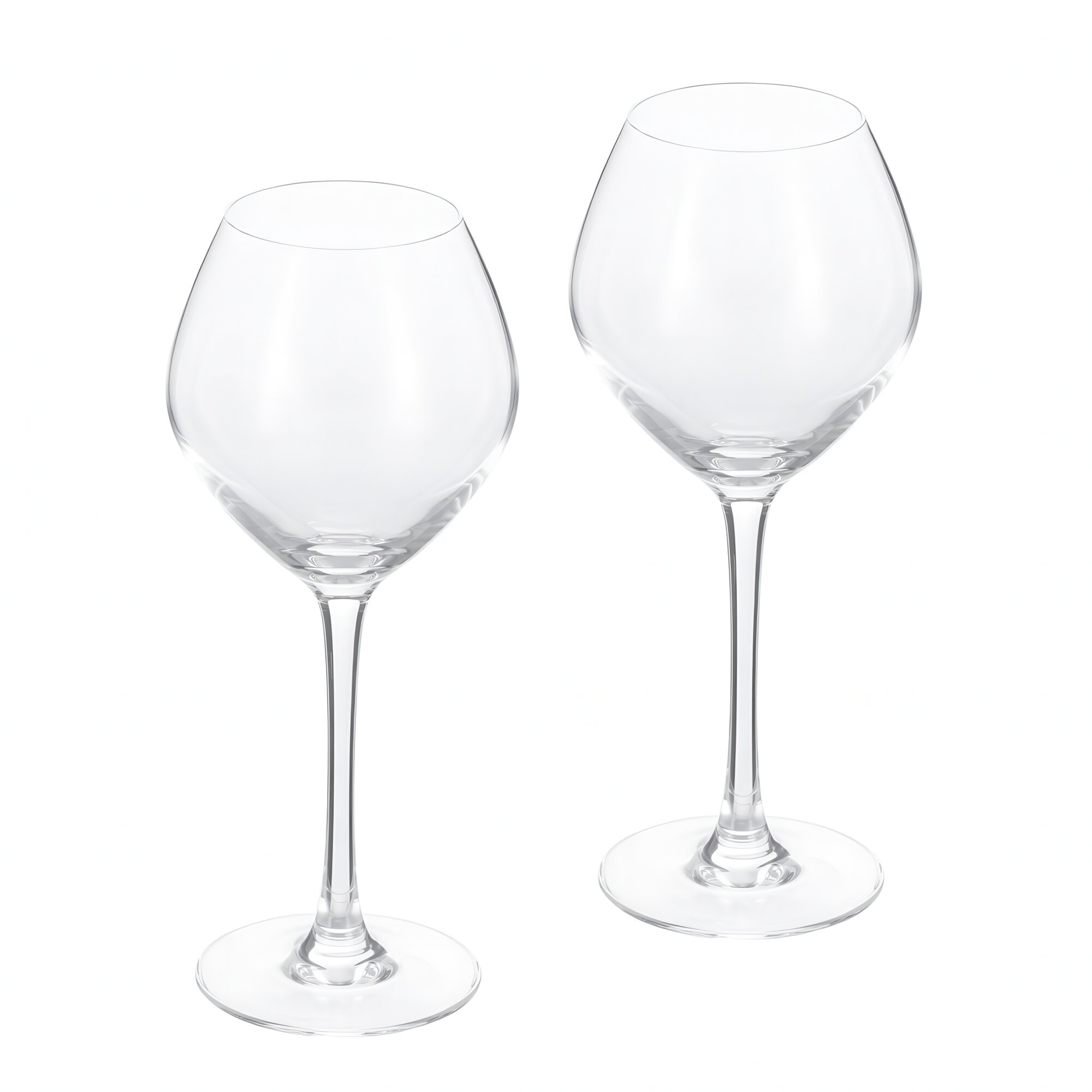 Набор бокалов GIPFEL WINE ELEGANCE 51140 2 шт, 350 мл бесцветный