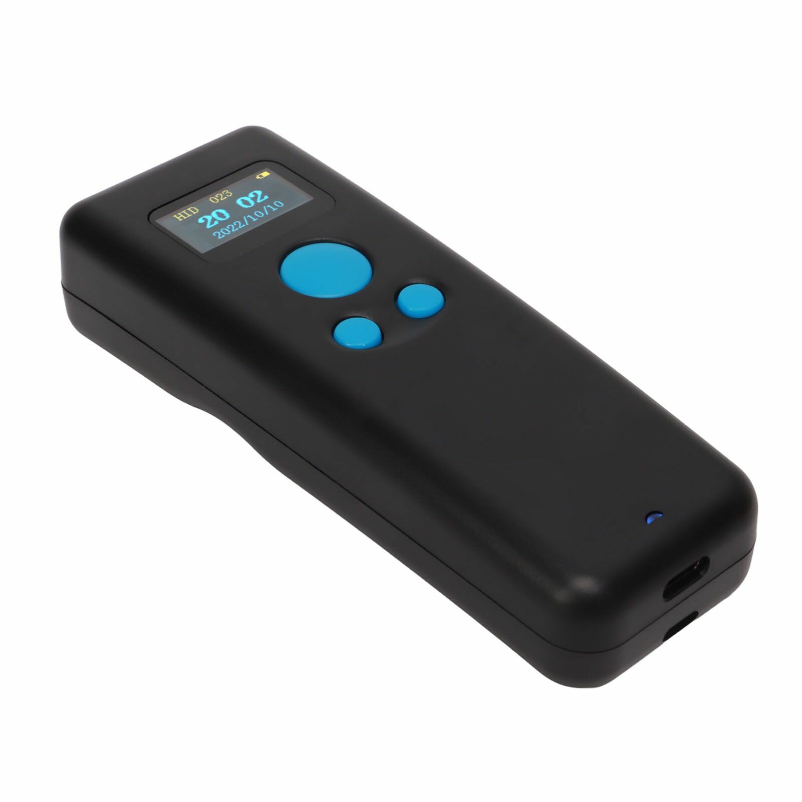 Беспроводной лазерный Bluetooth сканер штрих-кодов 3 в 1 для смартфонов и планшетов, 1200мА, поддержка 50000 штрих-кодов