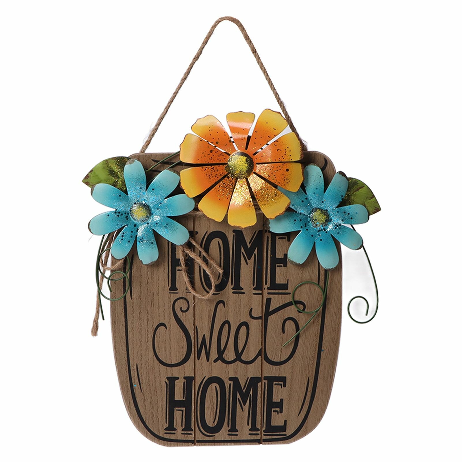 Подвесной орнамент, деревянное украшение для дома, декор для садовой двери, кафе