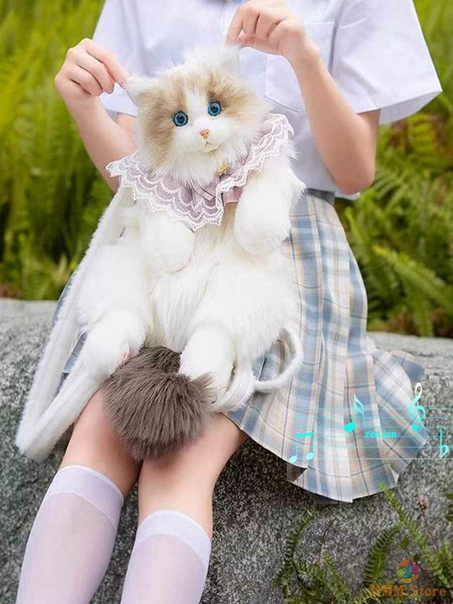 Рюкзак для кукольного кота, Высоко имитированный