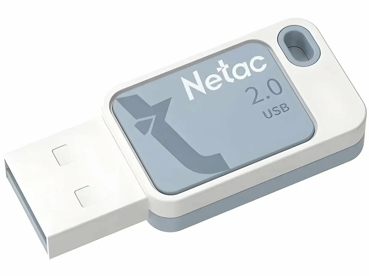 Флеш-накопитель Netac U3 Smart Drive UA31, 16 Гб, USB 2.0, голубой