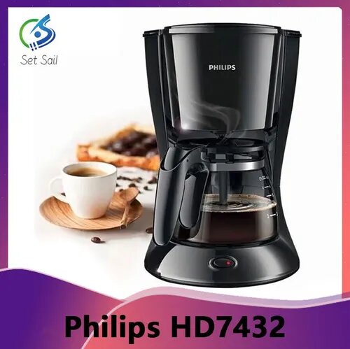 Philips Кофеварка капельная HD7432, черный