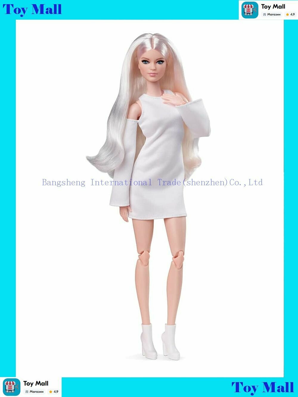 Кукла Barbie "Barbie Looks" Лукс безграничные движения блондинка Signature GXB28