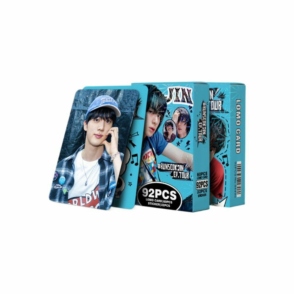 Коллекционные карты kpop BTS JIN маленькие карточки-94495