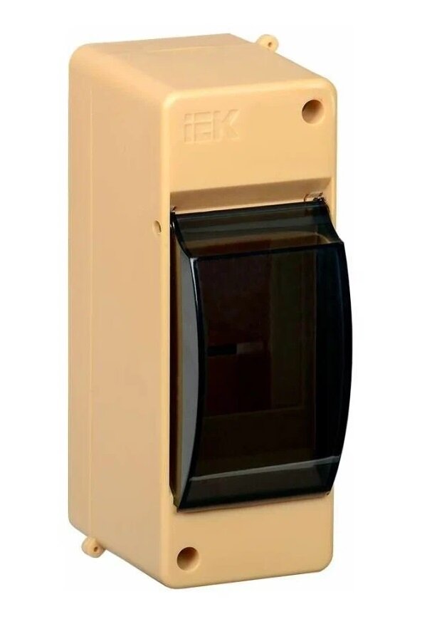 Коробка IEK KREPTA 3 Корпус пластиковый КМПн 2/2 IP30 сосна MKP42-N-02-30-20-S ЛОТ 2 шт
