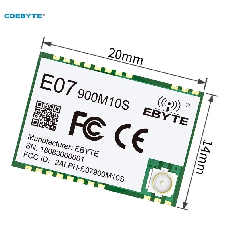 Беспроводной радиомодуль CDEBYTE CC1101 E07-900M10S E07-900M10S-V1.0