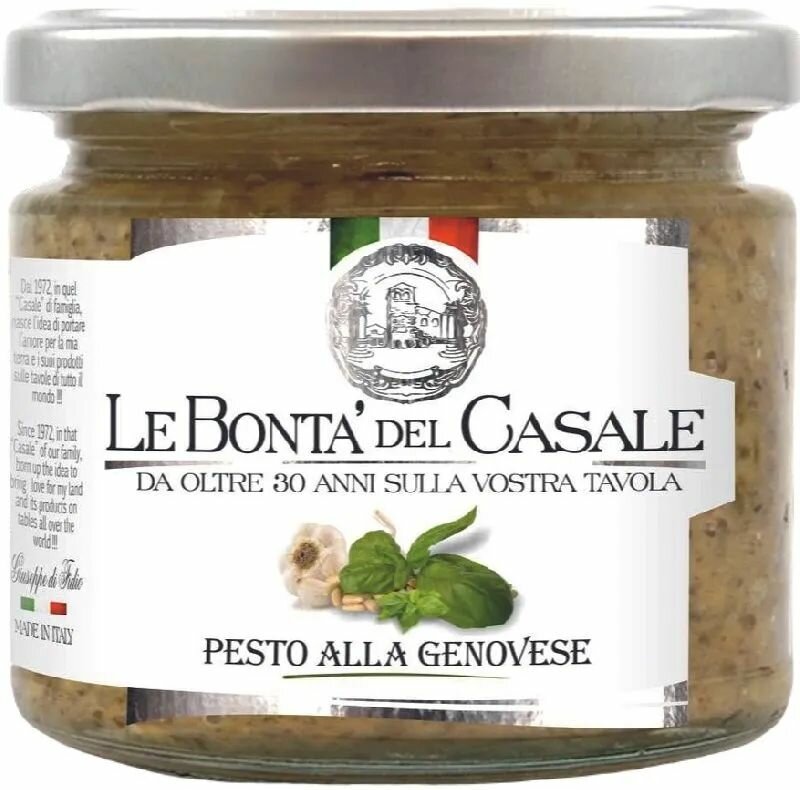Соус LE BONTA DEL CASALE Песто по-генуэзски 212г (Италия)