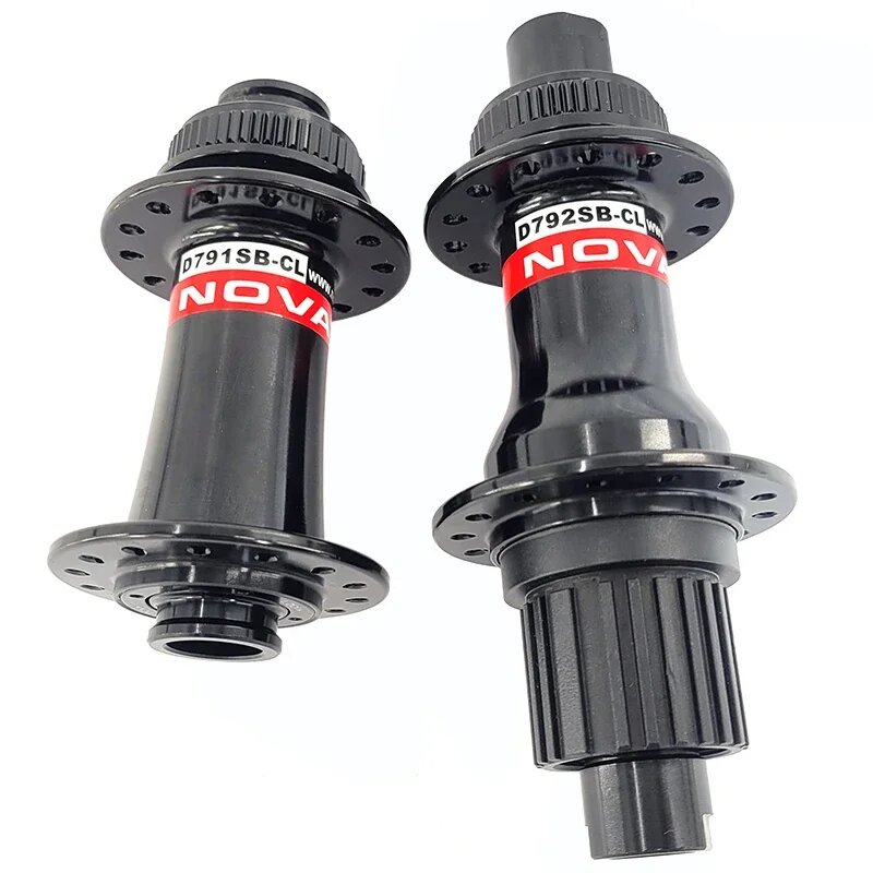 Novatec D791SB-CL ступица передняя черная 28H 12x100