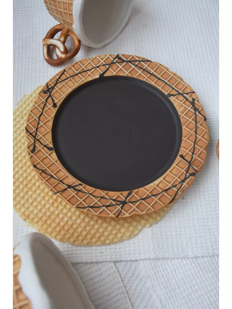 Посуда в форме печенья и вафель