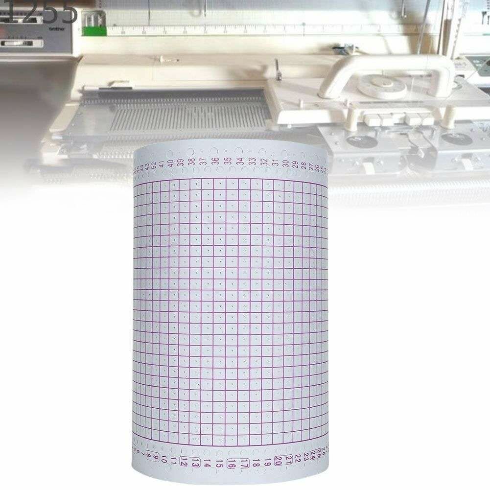 Перфокарты чистые в рулоне для вязальных машин Silver reed, раппорт 24 иглы - 100шт