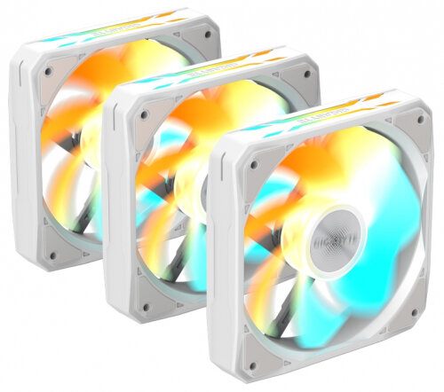 Вентиляторы для корпуса Gigabyte EZ CHAIN RVS FAN 120 ICE 3шт (GP-GBT EZRVSFAN1203 ICE)