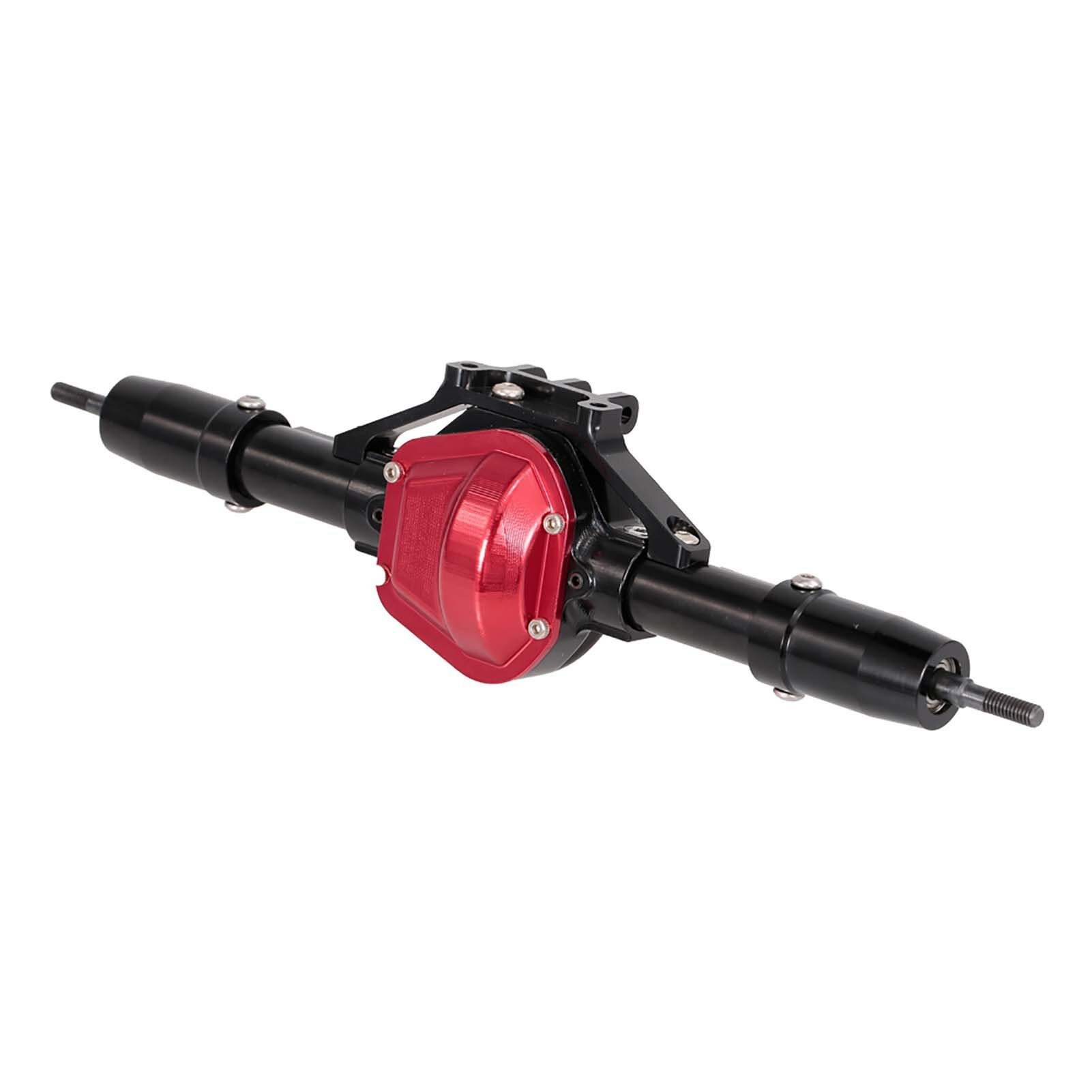 Металлический задний мост CNC для 1/10 RC Crawler, подходит для AXIAL SCX10 RC4WD D90 Truck, материал алюминиевый сплав и сталь, цвет многоцветный, вес заднего моста около 210г, общая ширина около 215мм, в комплект входят 1 задний мост для 1/10 RC