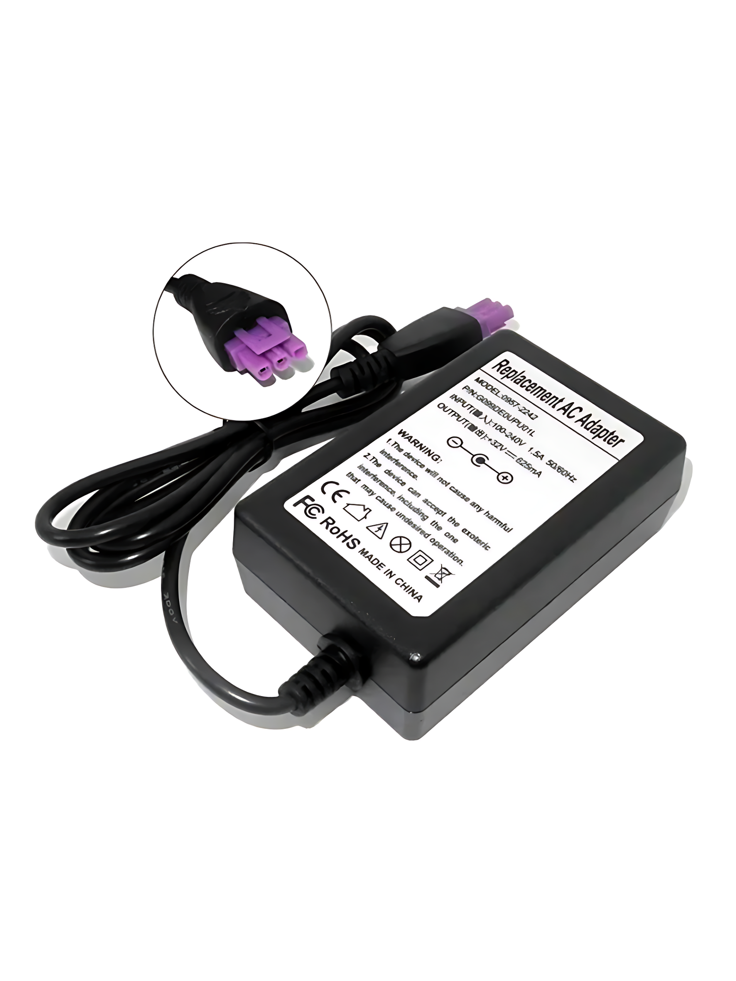 Сетевой блок питания для принтера HP 32v 0.563A 3pin, OfficeJet, PhotoSmart, DeskJet