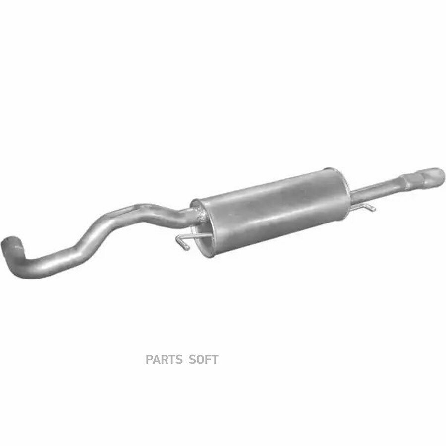 Глушитель задняя часть от официального дистрибьютора, POLMOSTROW, артикул 0118