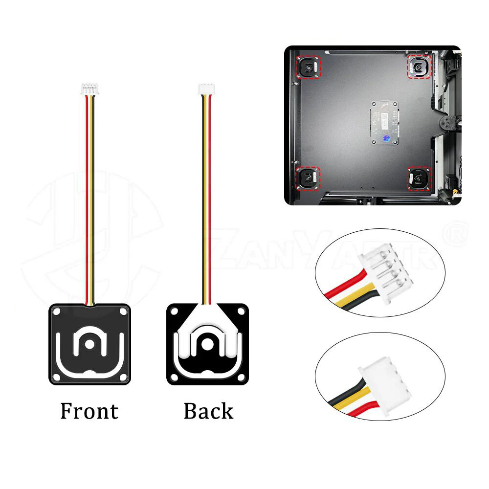 Для микротеплиц K1/K1C/K1 MAX/Ender 3 V3 Plus датчики давления тензодатчик 34x34 мм аксессуары для 3D-принтера