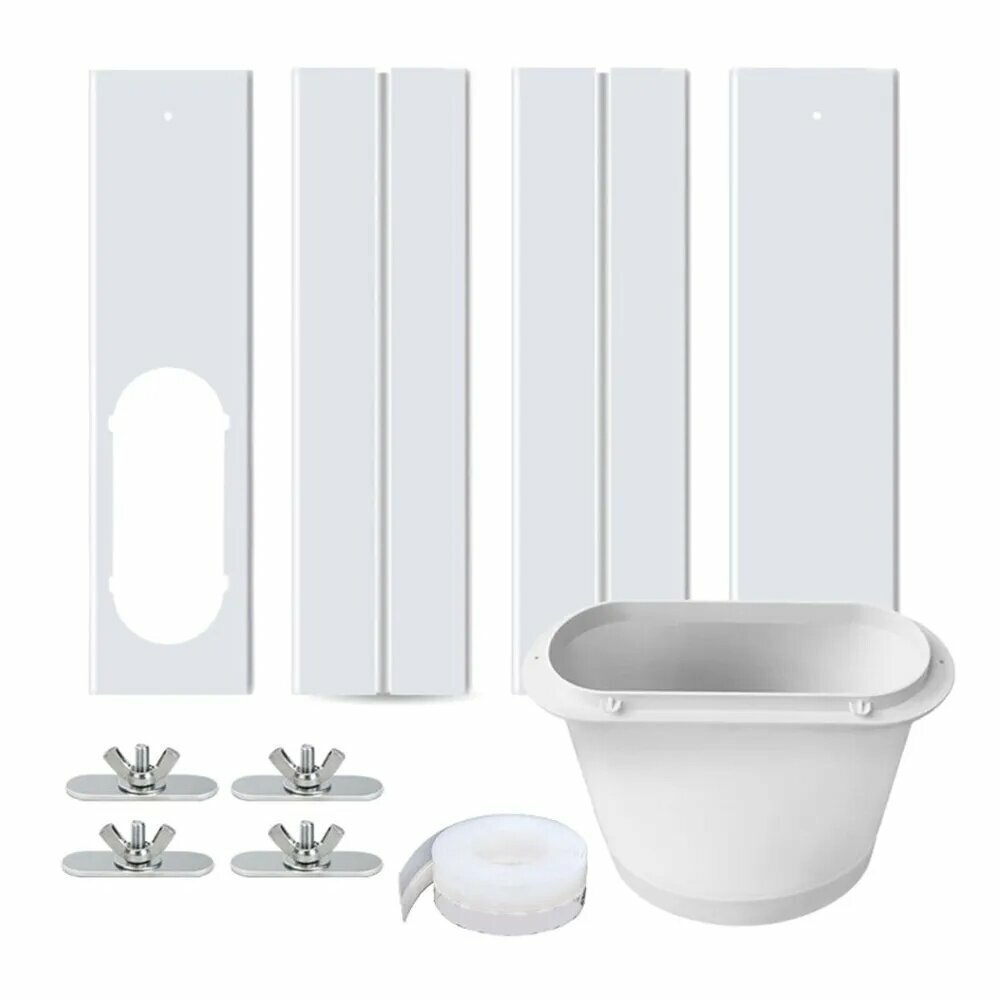 Портативный оконный адаптер для кондиционера, комплект уплотнений разъема выхлопного шланга, аксессуары мобильных кондиционеров