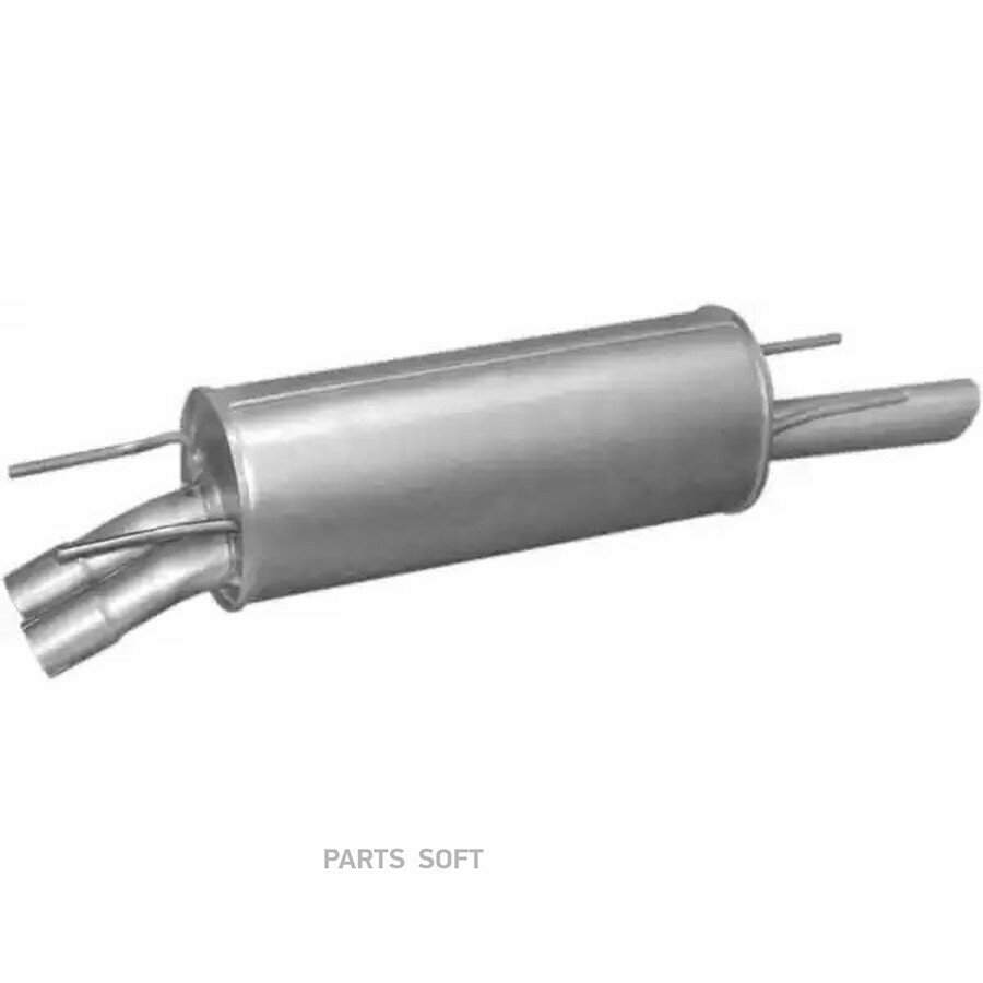 Глушитель задн часть OPEL: OMEGA B 2.2 16V sedan 99-03 от официального дистрибьютора, POLMOSTROW, артикул 17606