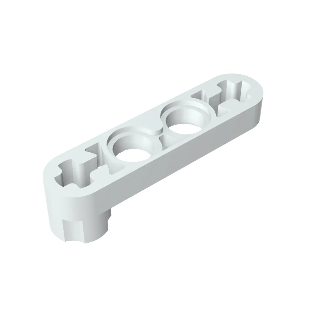 Белая деталь конструктора Gobricks, Color: 091