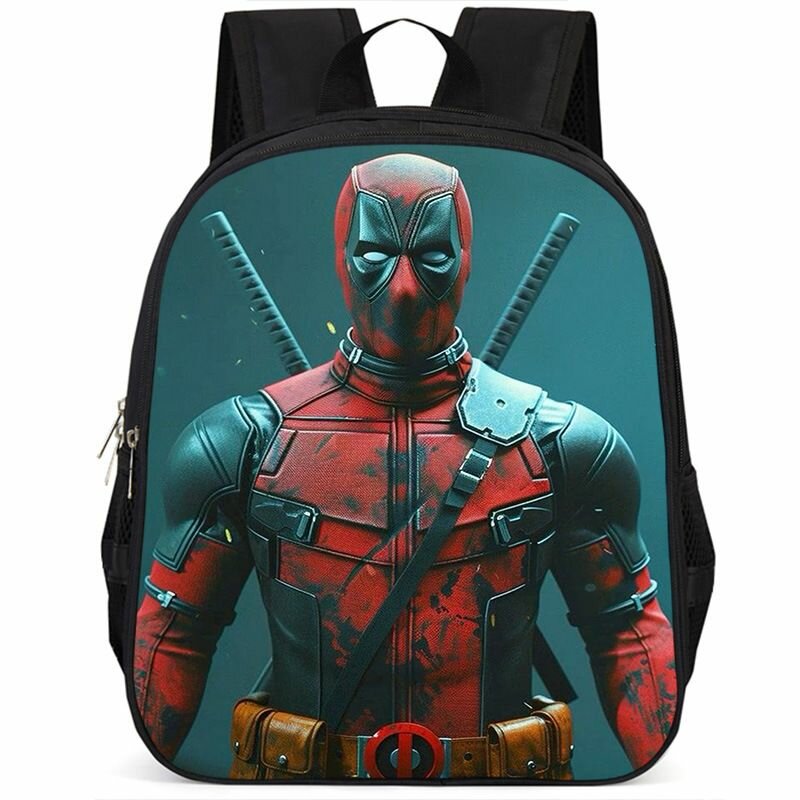 Прочный рюкзак Дэдпул на 15 дюймов для школьников из оксфордской ткани, стиль R