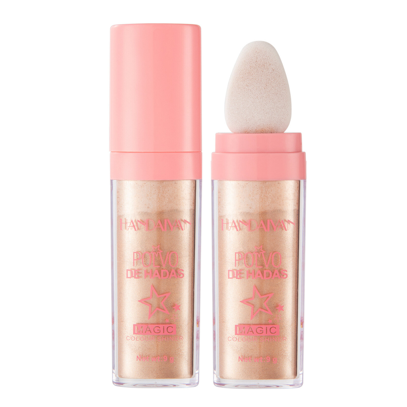 Highlight Powder Highlighter Stick Cosmetic Makeup Clear Skin 9g/Bottle Color 3 Net Weight 9g Package Weight 45g Package Size 138*36*21mm 1 Piece