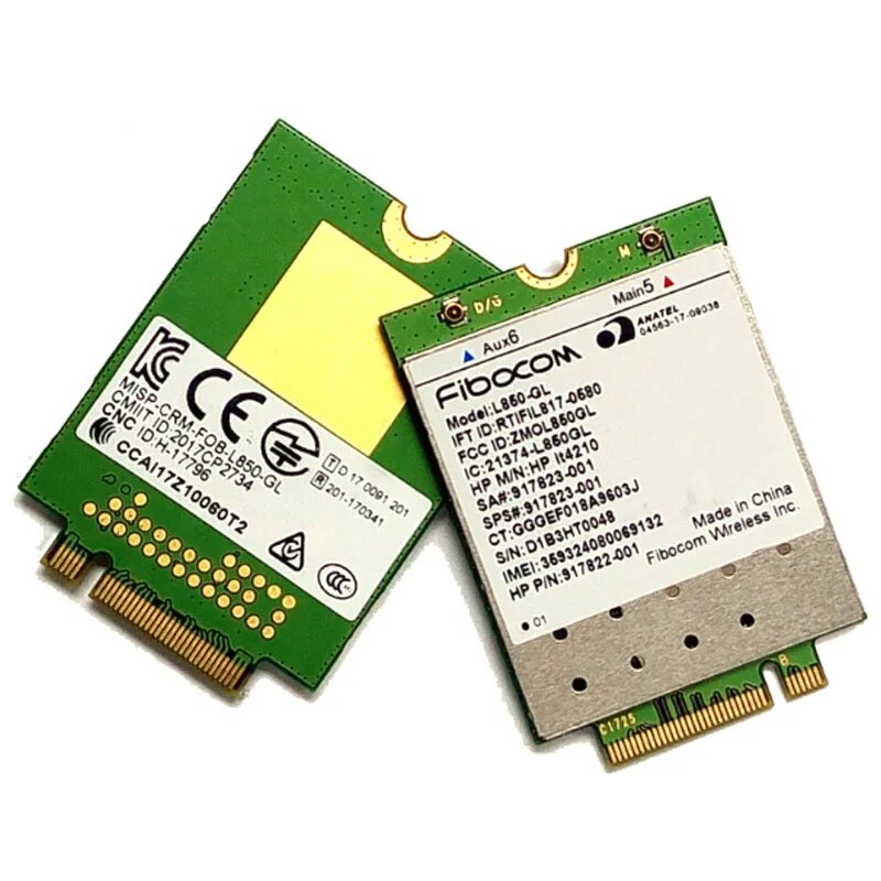 (Z I X N) L850- LT4210 FDD-LTE TDD-LTE 4G Card Модуль , 917823-001 совместим с ноутбука 430 440 450 G5