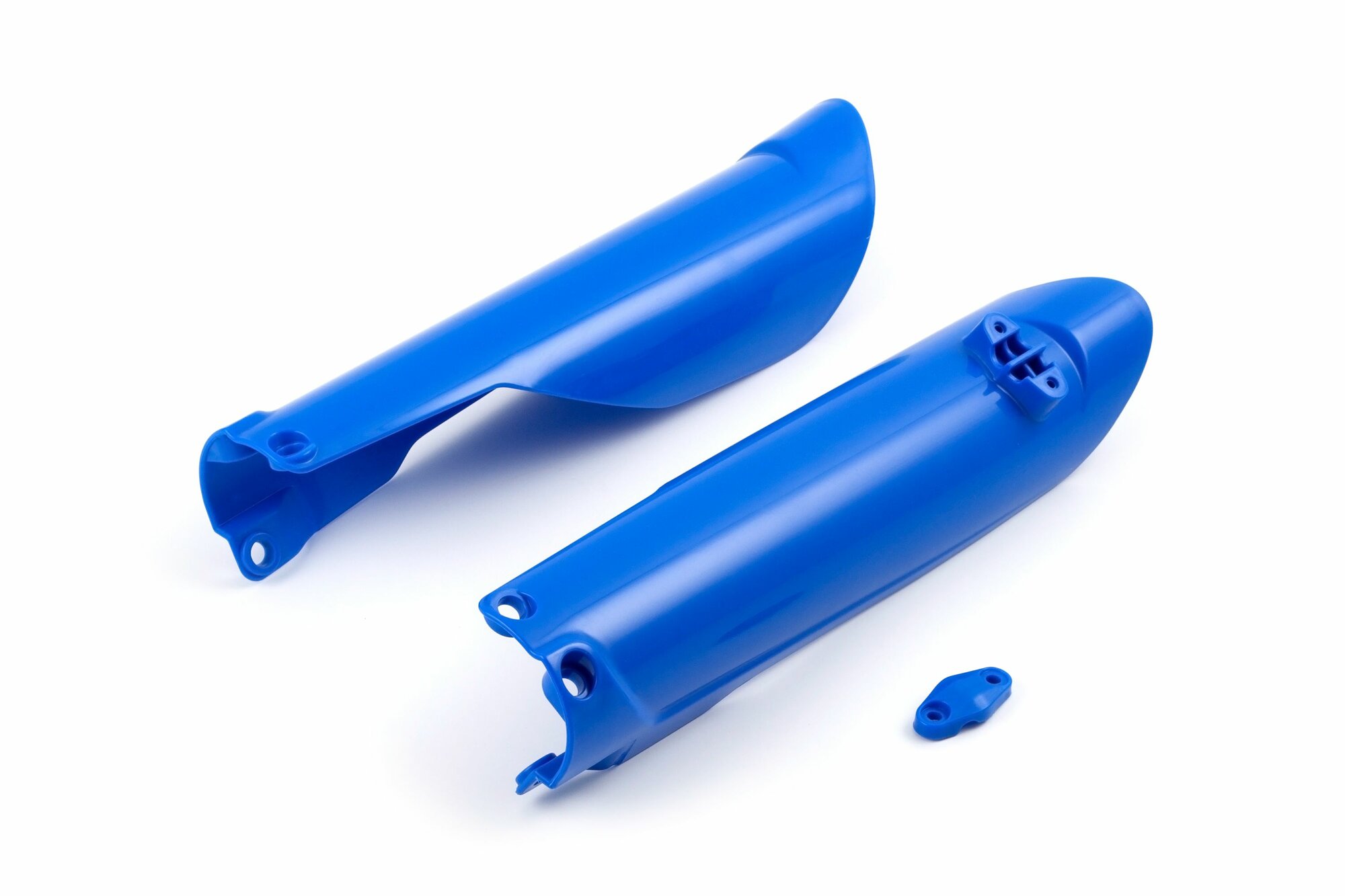 Защита перьев для эндуро мотоцикла под 48 вилку HTW/WP/MNT, синие