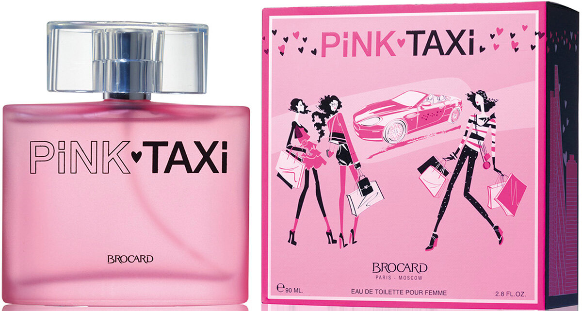 BROCARD "Пинк Такси" "Pink Taxi" туалетная вода женская 90 мл