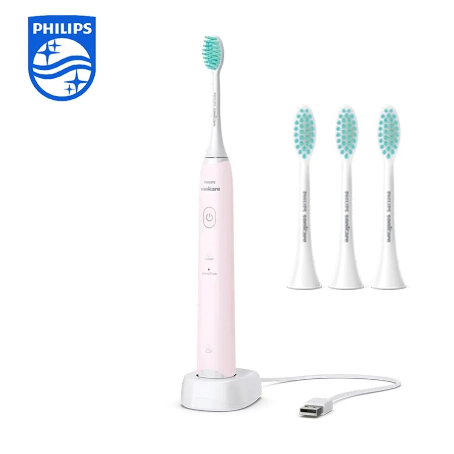 PHILIPS Sonicare HX24X1 электрическая зубная щетка HX242104 add 3head