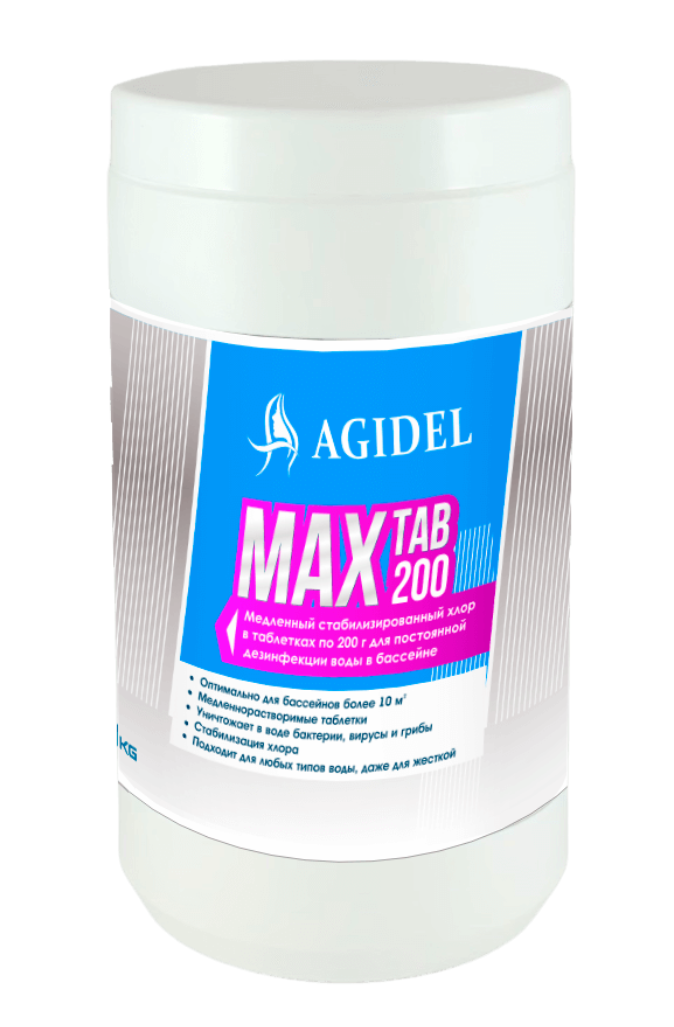 Таблетки 200гр. Agidel MaxTab (200) 5кг.
