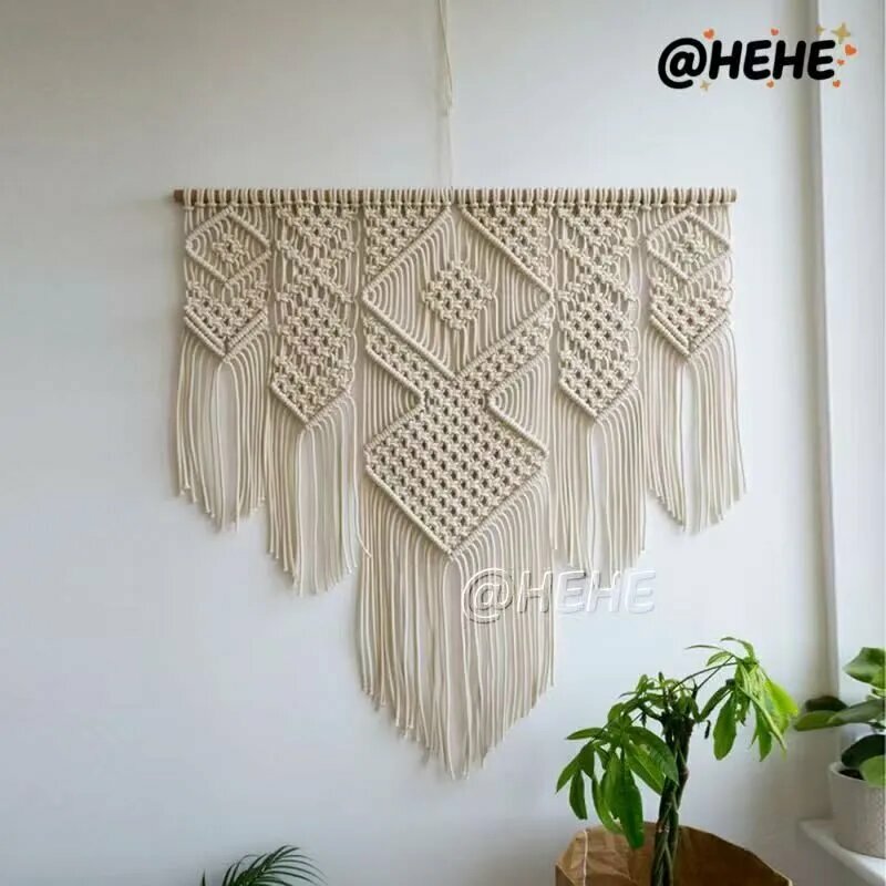 Макраме панно большое в стиле бохо для декора дома
