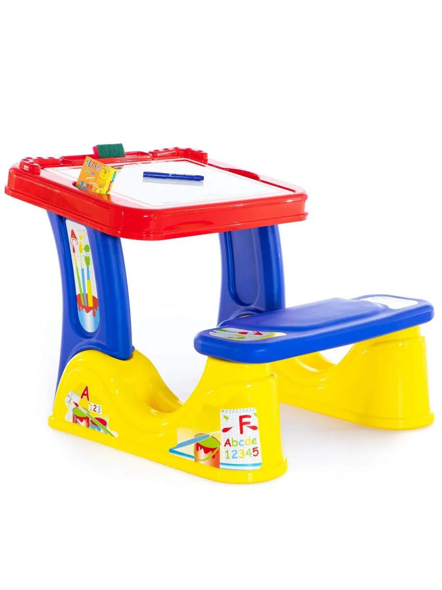 Стол парта Полесье со скамейкой