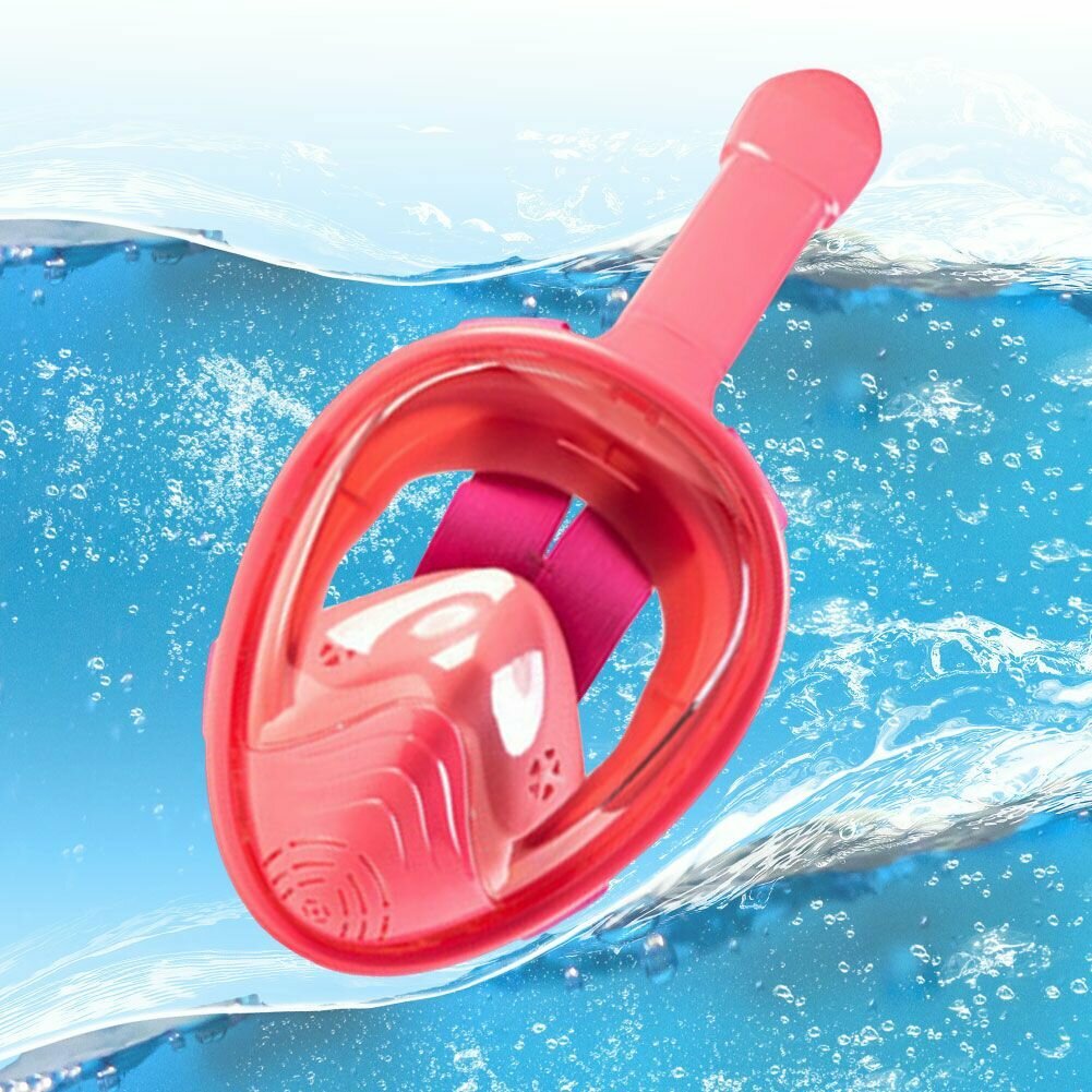 Детская маска для снорклинга/полностью сухая/силиконовая