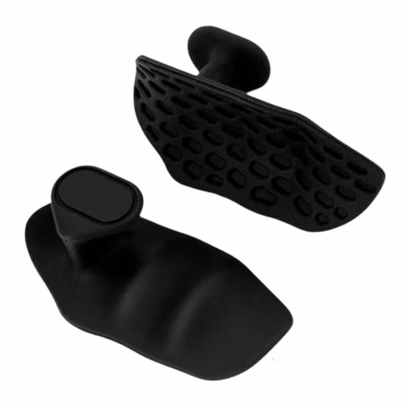 Антискользящий тренажер для захвата, портативный тренажер для пальцев, резиновые захваты для тренировок, Черный