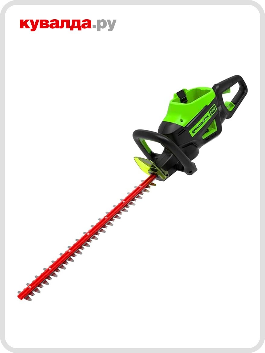Ножницы-кусторез аккумуляторные GREENWORKS GD60HT66 60V бесщеточный, без АКБ и ЗУ