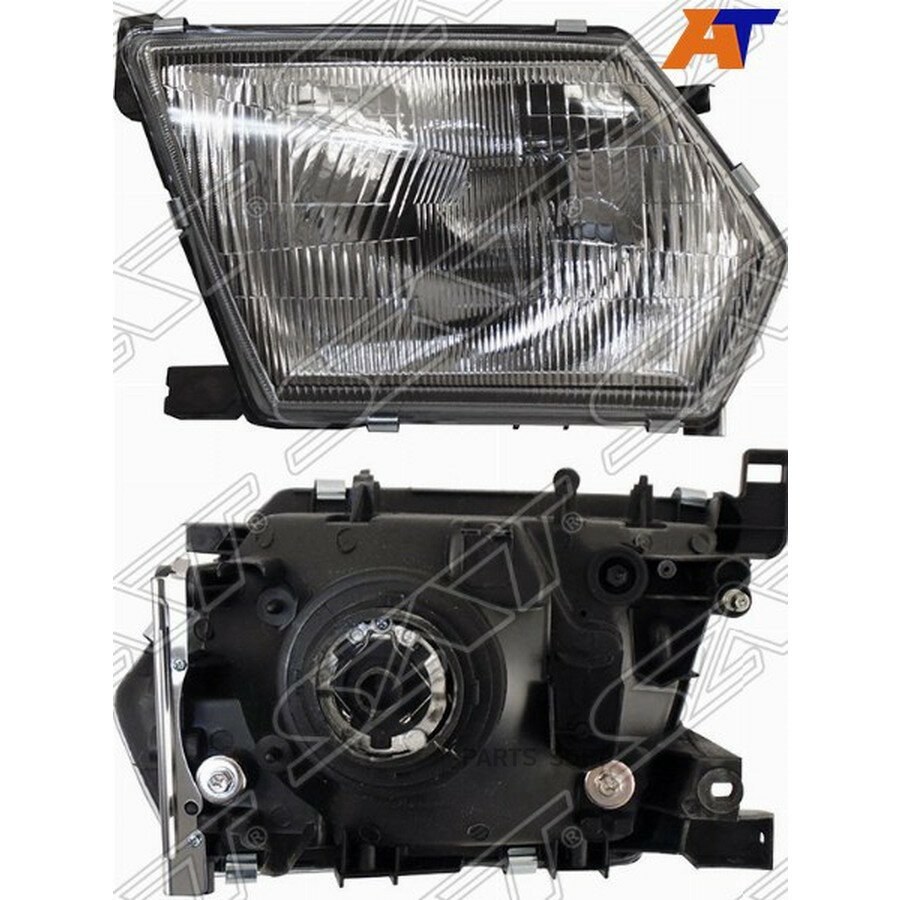 Фара Nissan Patrol 97-03 (Справа/ Галоген/ Ручная регулировка) от официального дистрибьютора, SAT, артикул ST2151176R