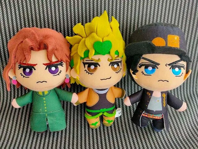 Невероятные приключения ДжоДжо: Золотой Ветер, Буччеллати, Абасио, Гокикаге, Рохан Кишибе, Джоске Хигашиката, плюшевая игрушка Джотаро Кудзё