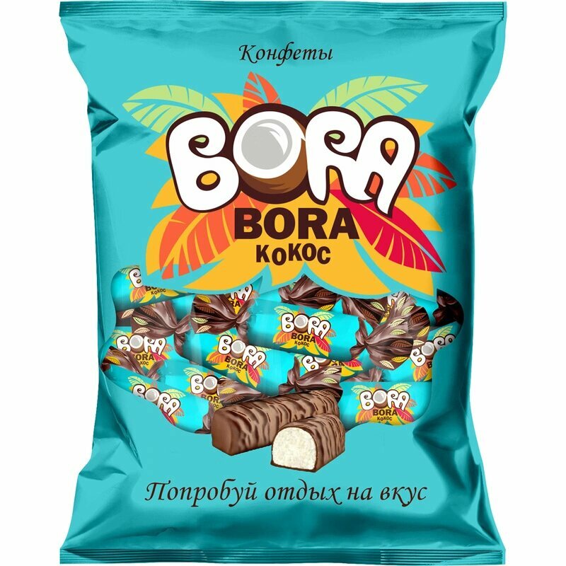 Конфеты шоколадные Bora-Bora шоколадные кокос, 1 кг