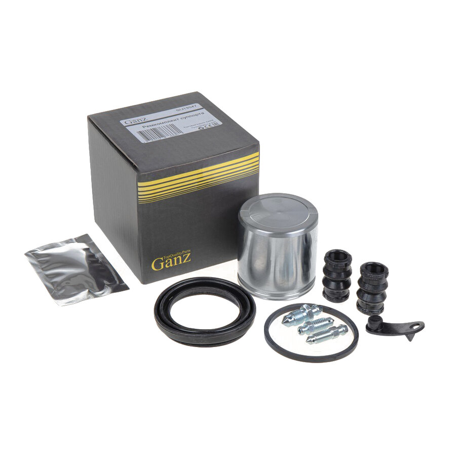 Ремкомплект суппорта переднего (пыльники+поршень) GANZ GIJ19047 (LADA LARGUS, LADA VESTA) (артикул GIJ19047)