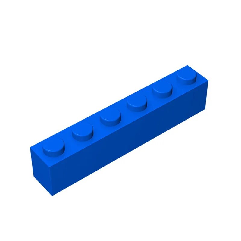 LEGO 3009 Синий пластиковый кубик 5x2