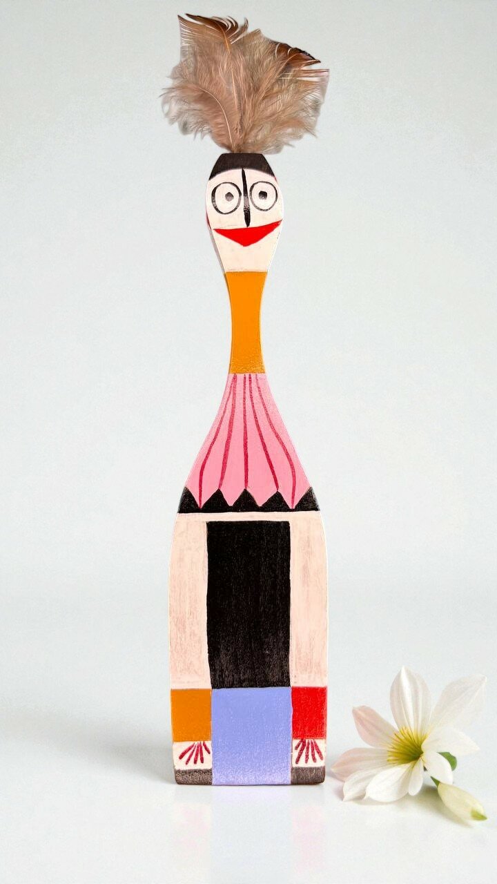 Деревянная фигурка "Экзот" с росписью, ручной работы.