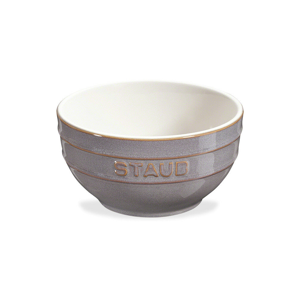 Миска Staub La Cocotte 40511-862, керамика, 14см, эмалированное покрытие, серая