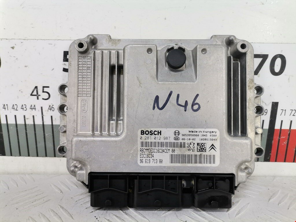 Блок управления двигателем Citroen C5 1 9661971380 арт. 1637107