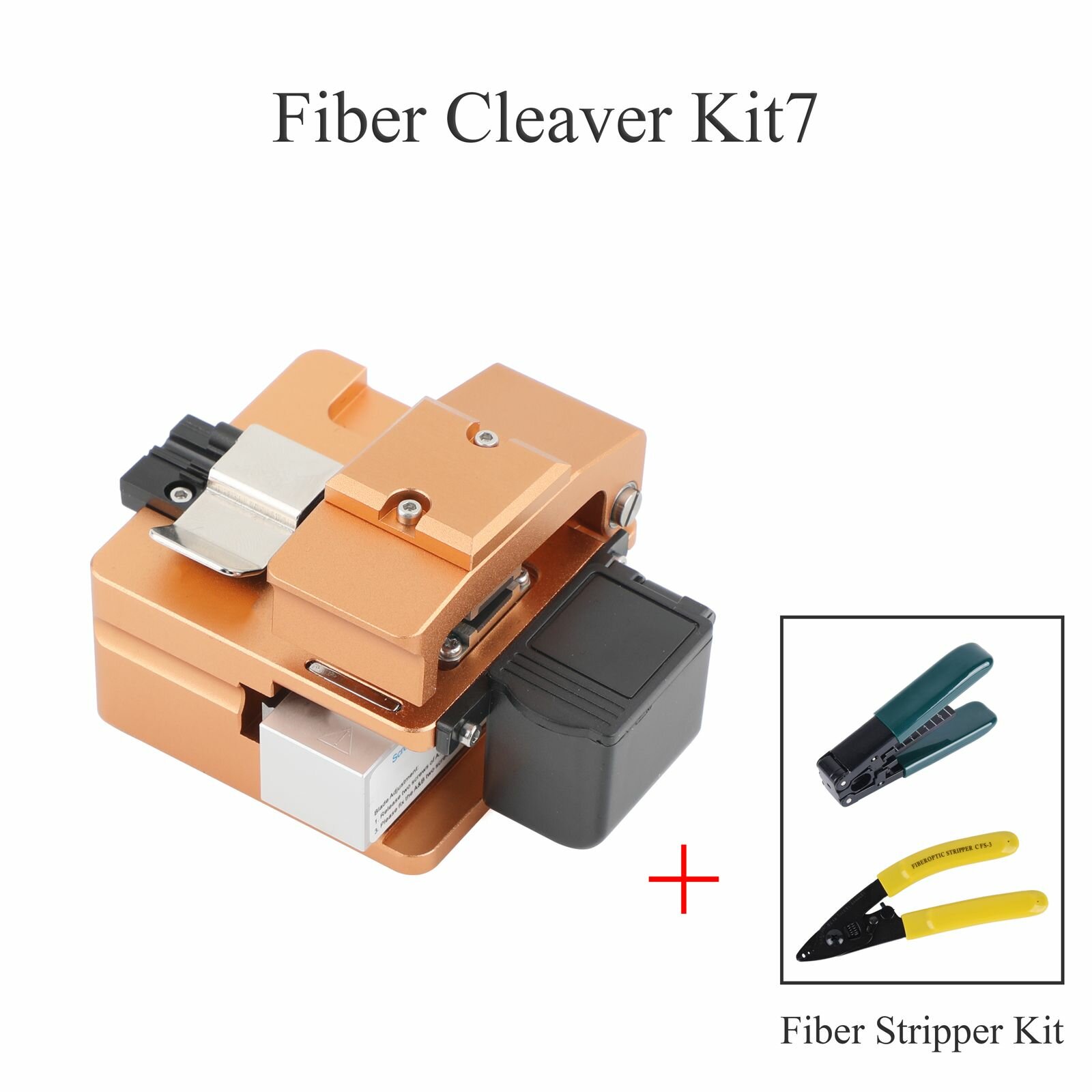 Высокоточный скалыватель волокон FTTH со сборщиком отходов для волокон 0,25/0,9/3,0 мм