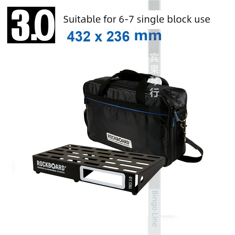 3.0-Пакет Гитарный Педальный Блок с Кейсом, Новый Товар, 15x12 Дюймов