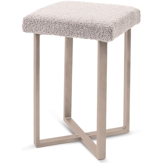 Табурет Nika Haushalt HT5-Б с квадратным сиденьем, разборный, светло-серый (НТ5-Б/СР)