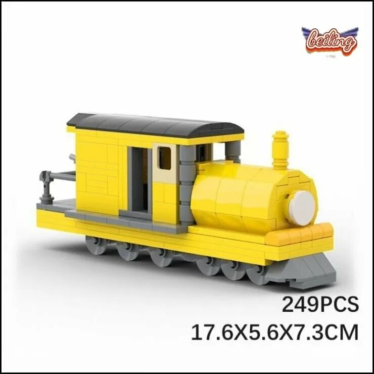 Эксклюзивный набор для сборки Томас Паук 249 элементов в синем цвете с подвижными вагонами