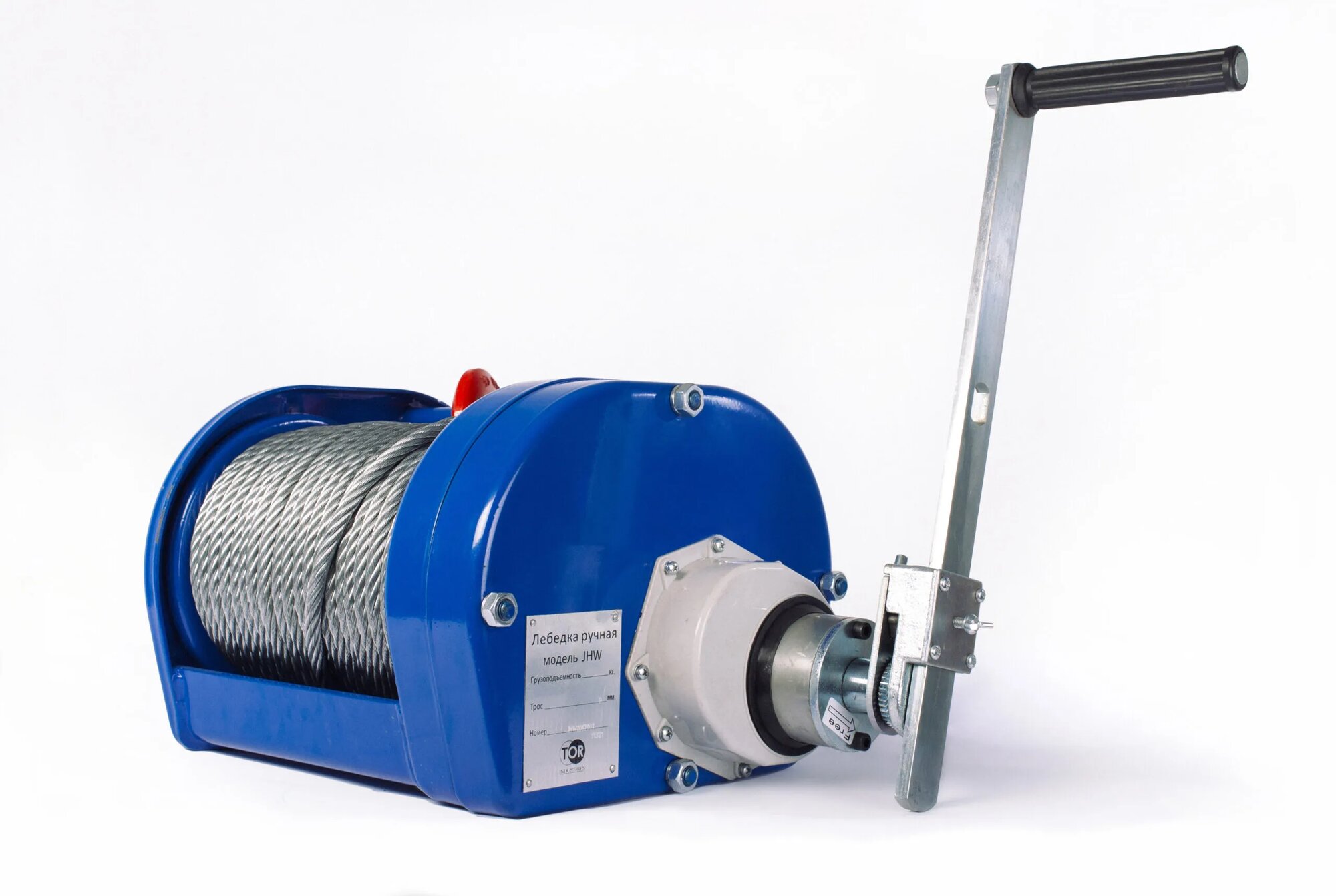 11331 Лебедка ручная TOR ЛТ-3 (JHW) г/п 3,0 т длина троса 40 м