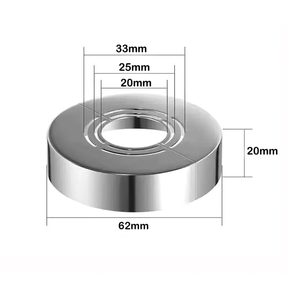 Крышка для кухонного смесителя из АБС-пластика, регулируемая крышка для смесителя с покрытием, декоративная крышка, настенный фланец, аксессуары для кухонного крана, душ