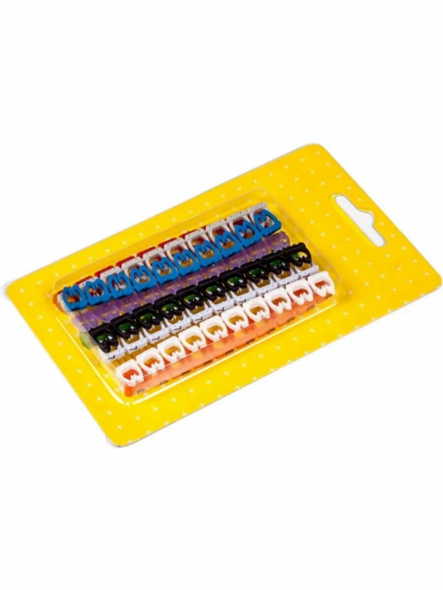 Клипсы Lanmaster LAN-MCC-NUM-SET-C5E для маркировки (упак:100шт)