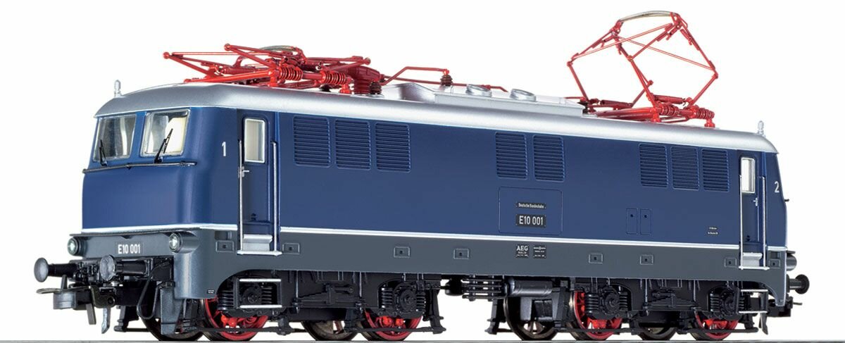 L132520 LILIPUT Электровоз E10 (Nr.10 001) blau DB Ep.III, H0 1/87